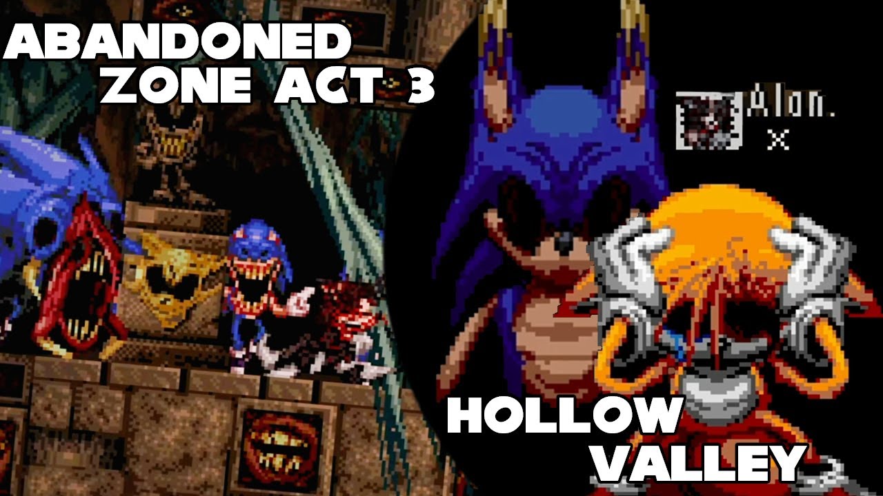 ALL ZONE 1,2,3 & Secret Zone "Alan" - Sonic.exe One More Time Repixeled ...