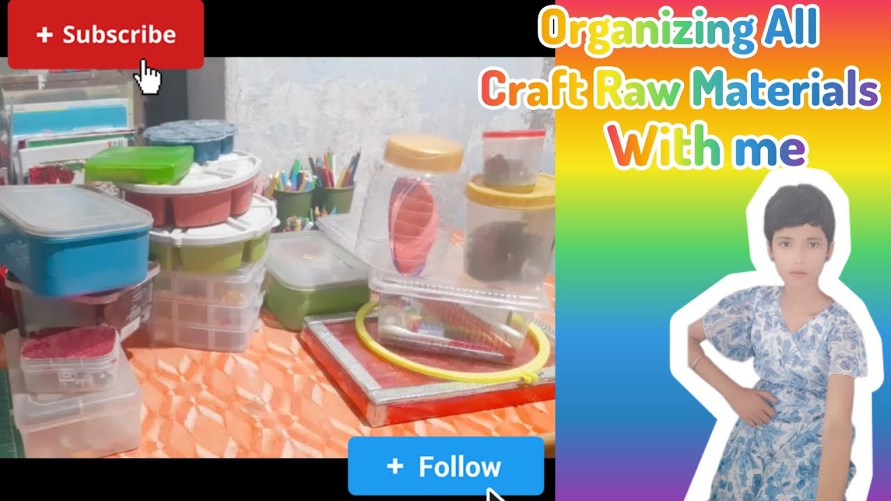 #Reorganizing Craft Raw Materials #shorts #video #virel ...
