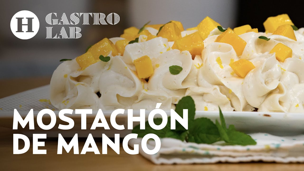 ¿Cómo hacer un MOSTACHÓN de MANGO de forma fácil? | Postres paso a paso ...