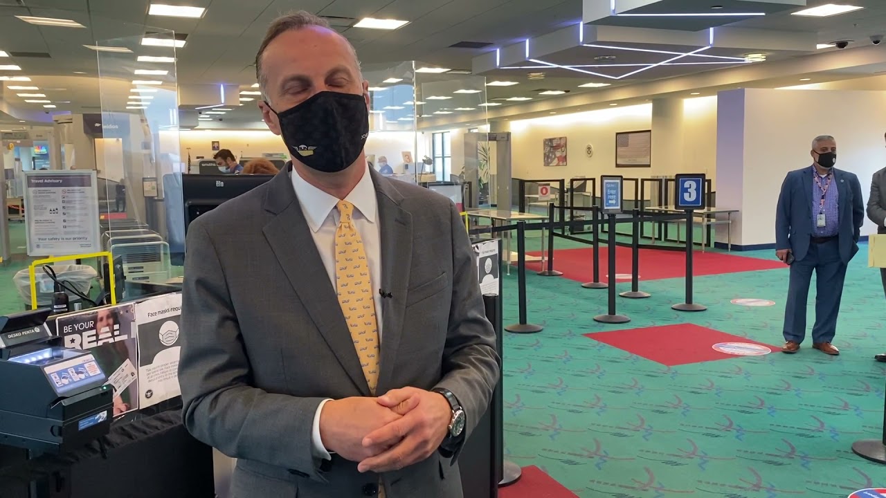 TSA security director helps Flint Bishop Airport introduce new ...