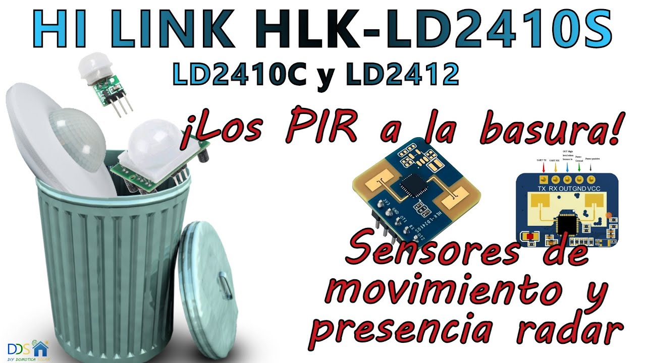 HI-LINK HLK-LD2410S Sensor de presencia por menos de 5€ y sólo 0.1mA ...