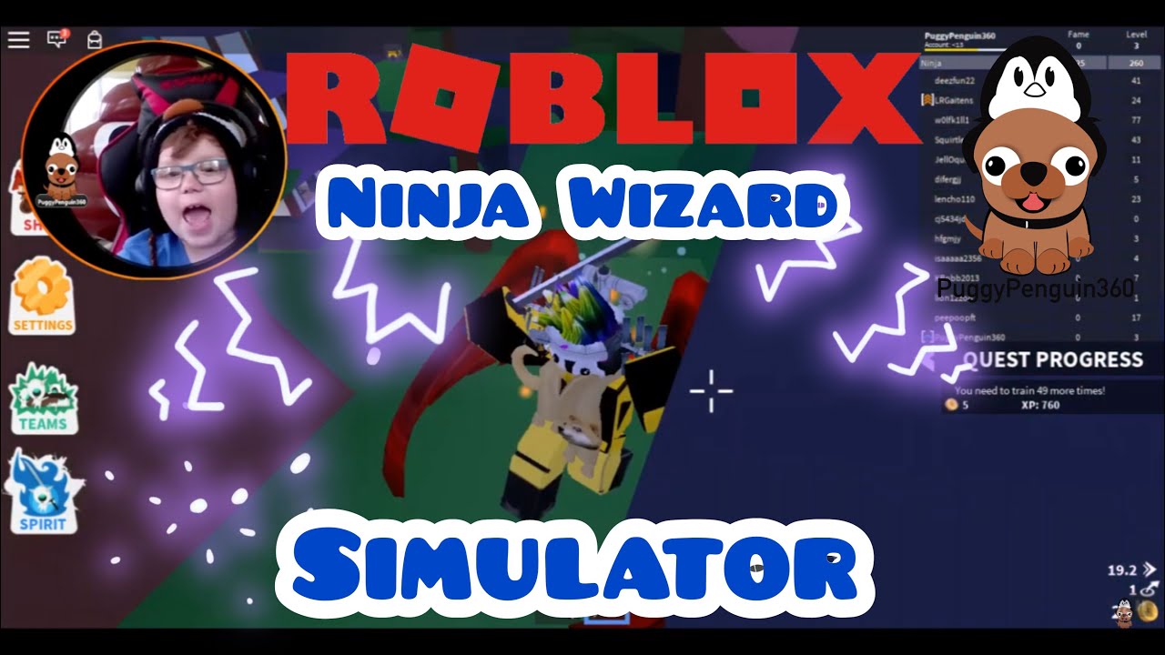 So I Found this game on ROBLOX, NINJA WIZARD SIMULATOR.. - YouTube