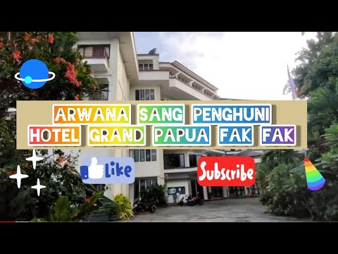 Arwana Super besar !! Hotel Grand Papua Fak Fak.