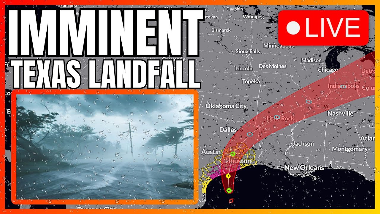 🔴URGENT REPORT: Texas Hurricane Landfall Imminent As Beryl Approaches ...