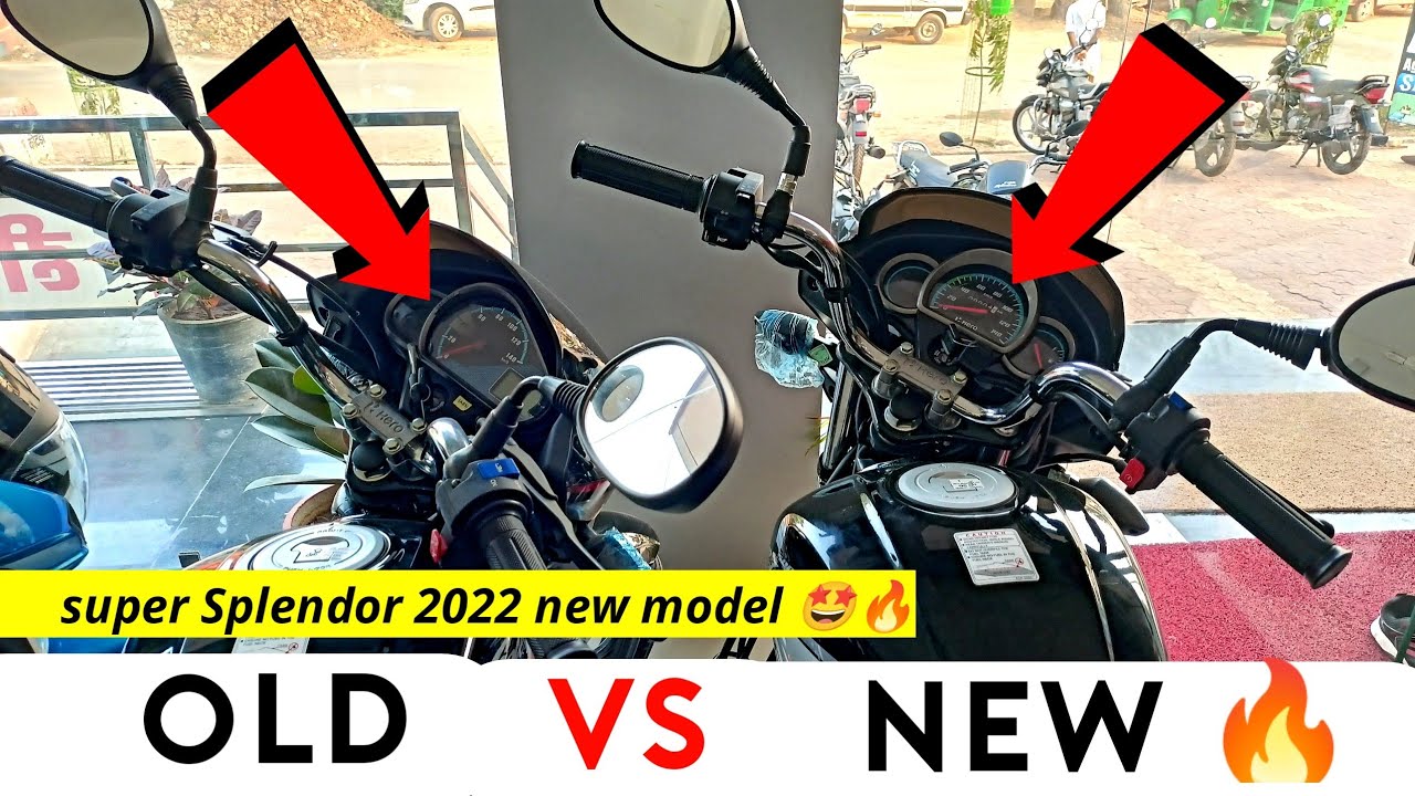 old Vs New 🔥 | super splendor 2021 new model | digital metre console 🤩 ...