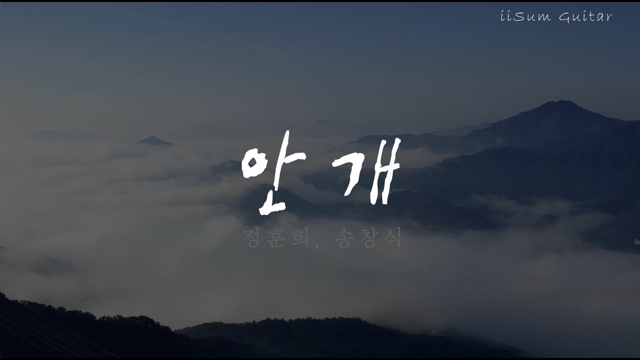 안개 정훈희 영화 헤어질 결심 Ost 기타 반주 Youtube