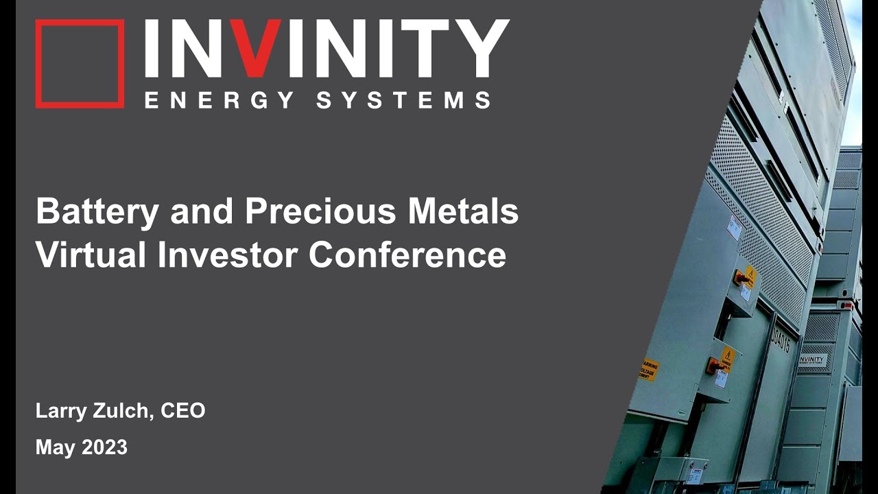 Invinity Energy Sys Plc. (OTCQX: IESVF | AIM: IES): Virtual Investor ...