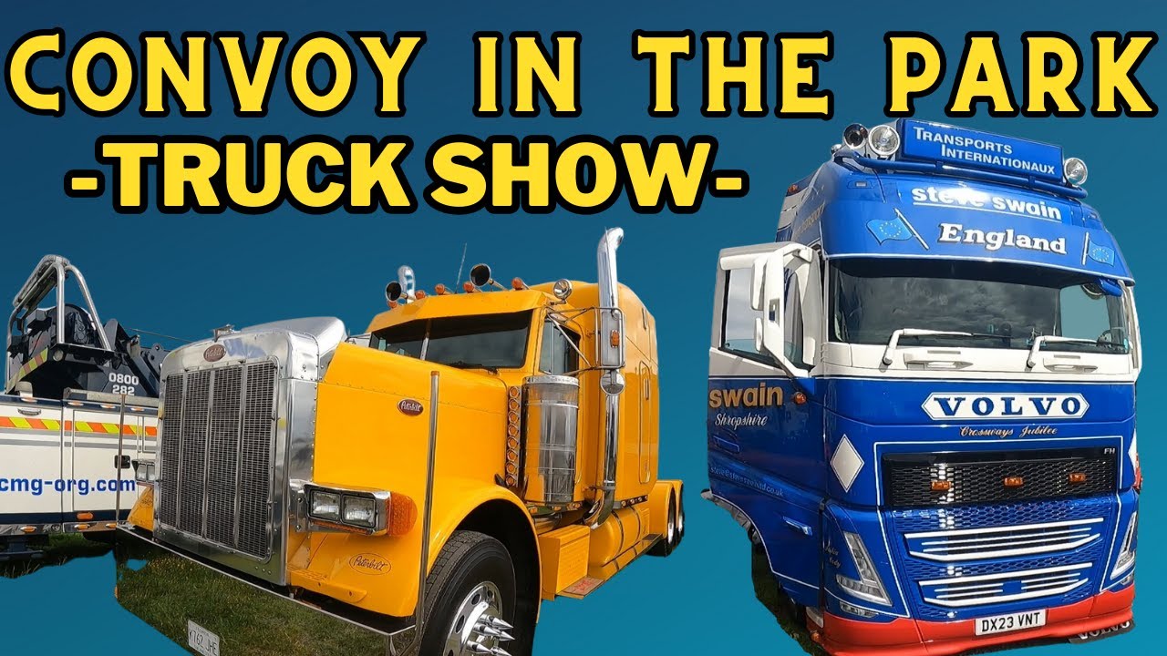 Convoy In The Park 2023 | Truck Show Walk Around & Truck Racing ...