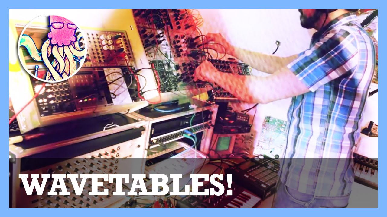 Glitchy Wavetable Modular Synth Jam (w/ MicroBrute & Tinysizer) #TTNM ...