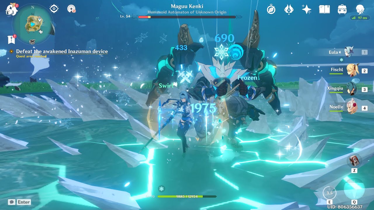 Maguu Kenki Boss Fight (Inazuma Samurai LvL 54) - Genshin Impact - YouTube