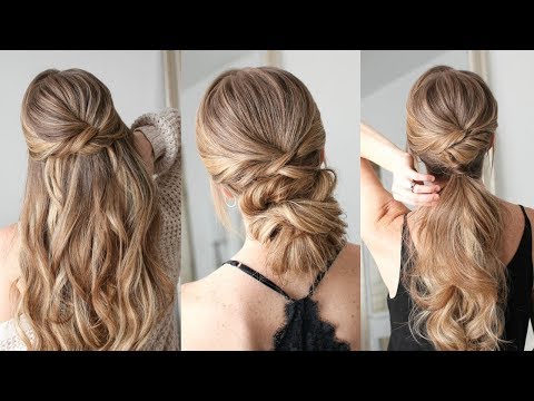 3 Easy 5 Min Hairstyles | Missy Sue