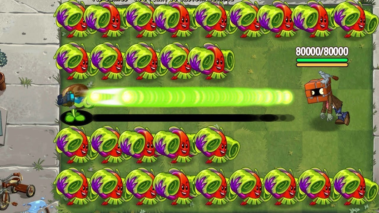 1000 Plants vs Brickhead Zombie LEVEL 50 - Who Will Win? - PvZ 2 ...