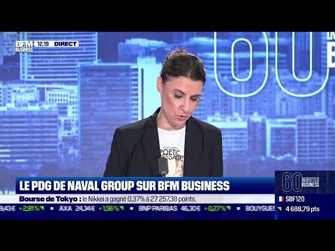 Pierre Eric Pommellet, Président, Directeur général de Naval Group, l ...