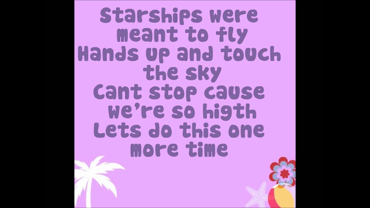 Starships By: Nikki Minaj LETRA-LYRICS - YouTube