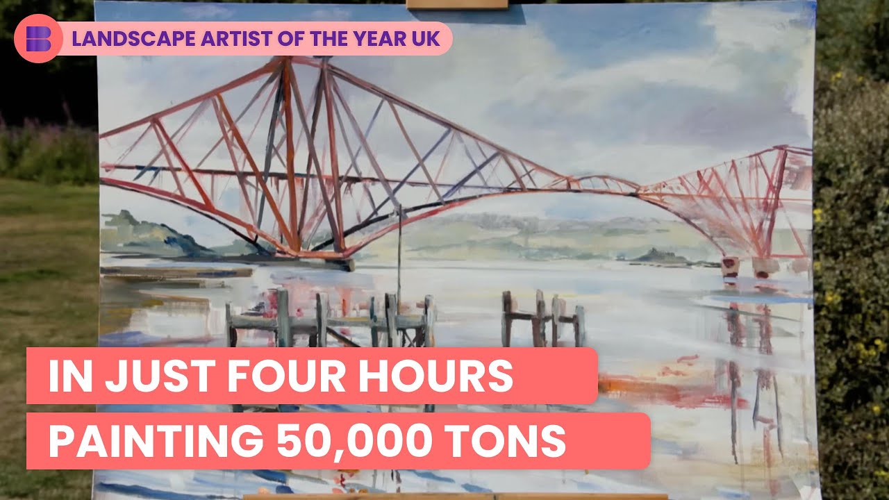 Forth Bridge Semi-Final 4 Hour Painting Challenge | Landscape Artist of ...