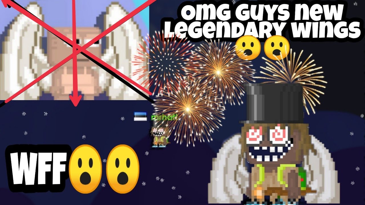 Wff guys new legendary wings 😮/growtopia - YouTube