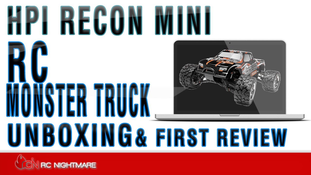 HPI Recon Mini RC Monster Truck 4x4 Unboxing & First Review - YouTube