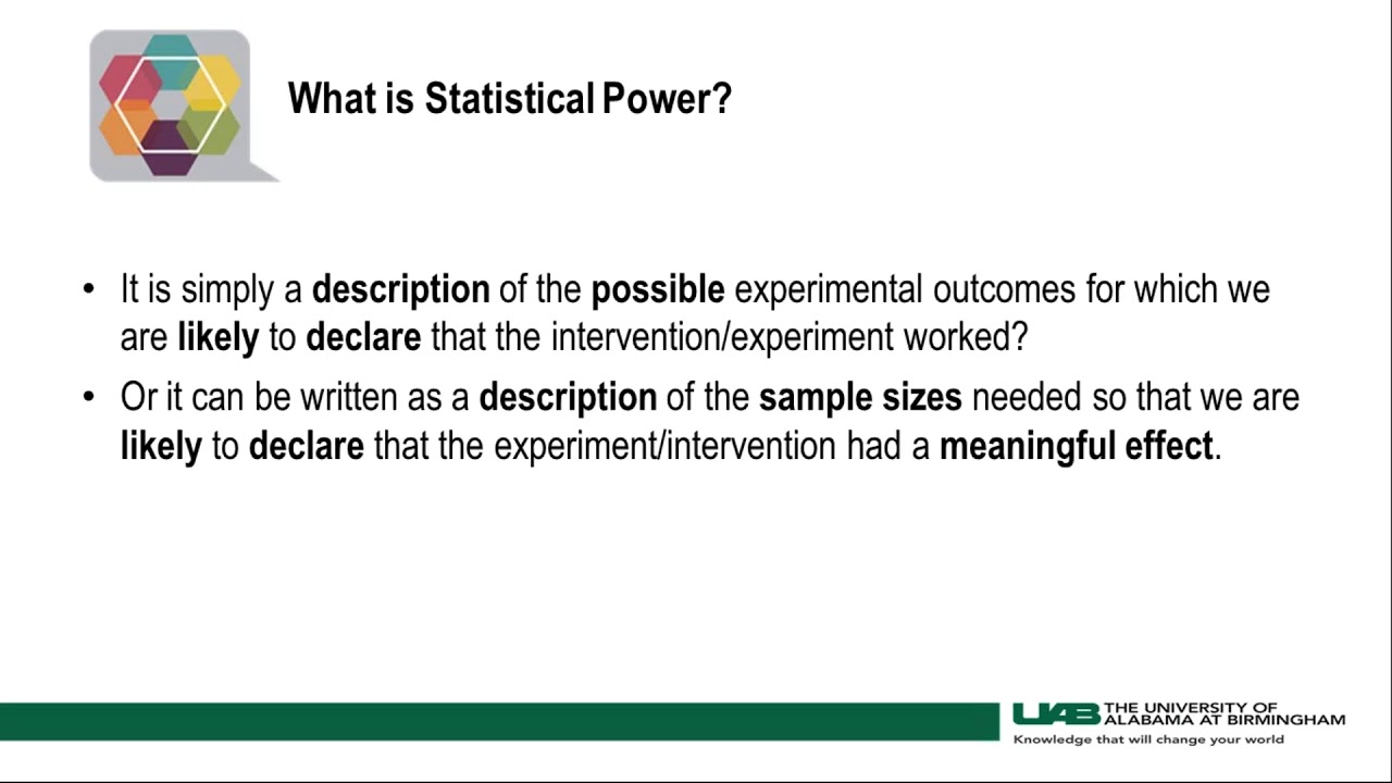 Introduction to Statistical Power - YouTube