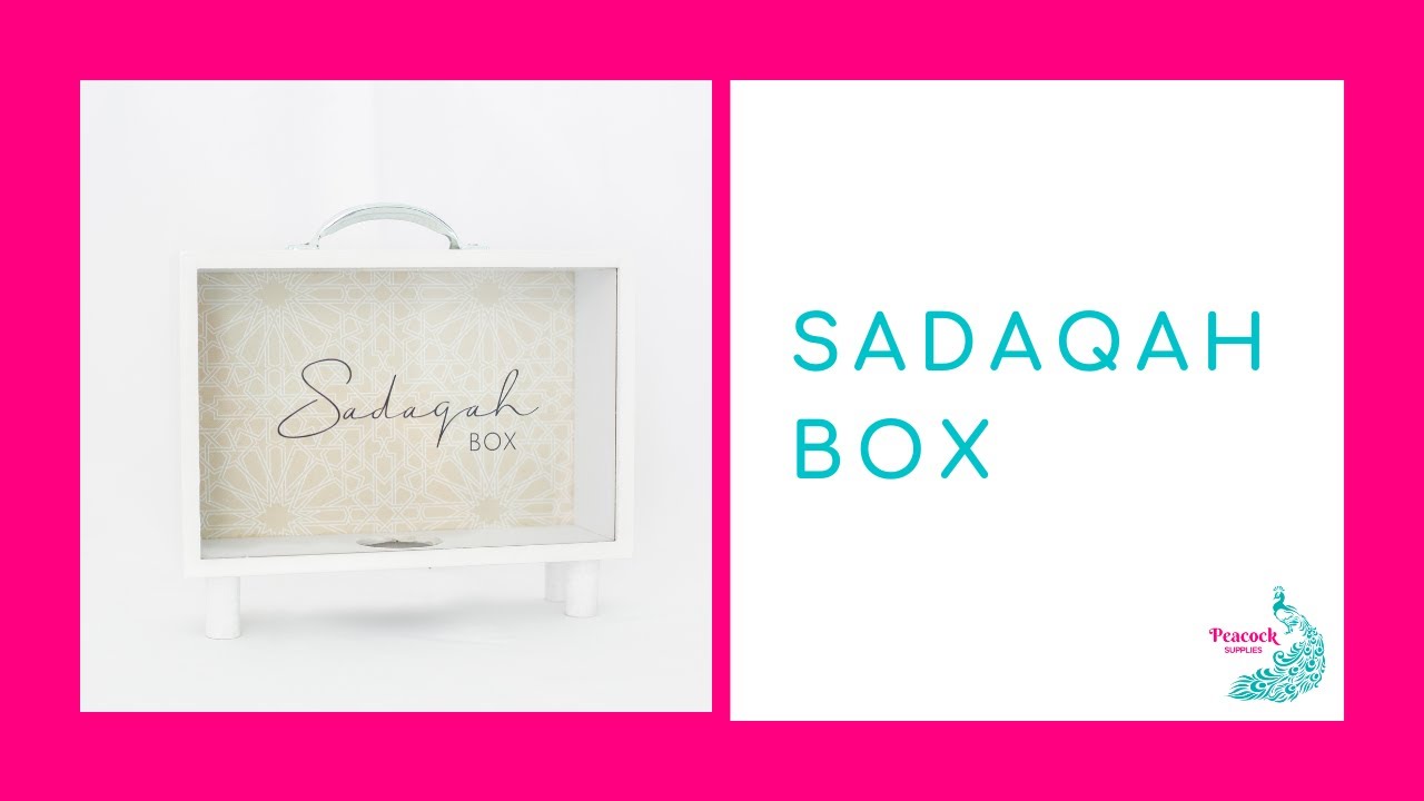 Charity has never looked this good! Sadaqah Money Box by Peacock ...