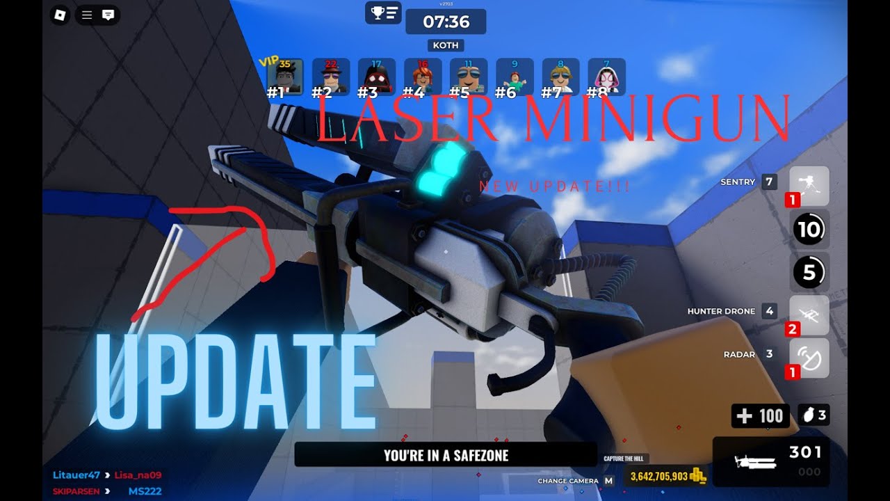 THE NEW "Laser Minigun" IS INSANE! [Streak] | Gunfight Arena - YouTube