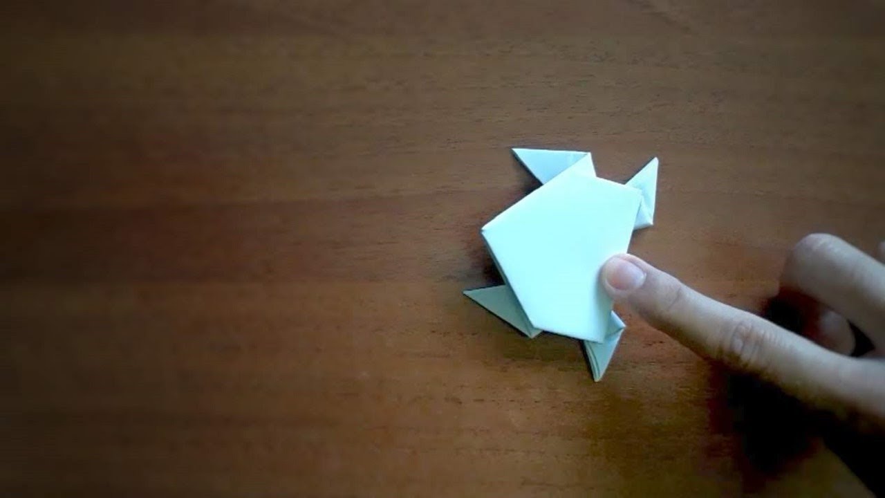 🐸 Cum sa faci o BROASCA DIN HARTIE care sare - YouTube