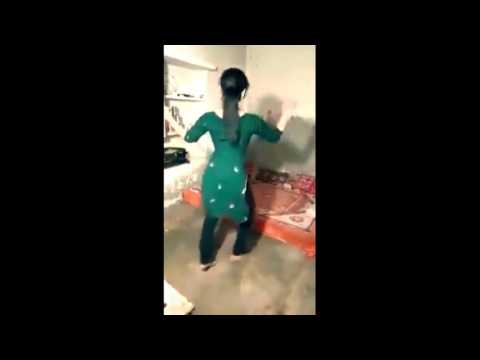 Desi punjabi Girl Private Dance silky reshmi green salwar kameez