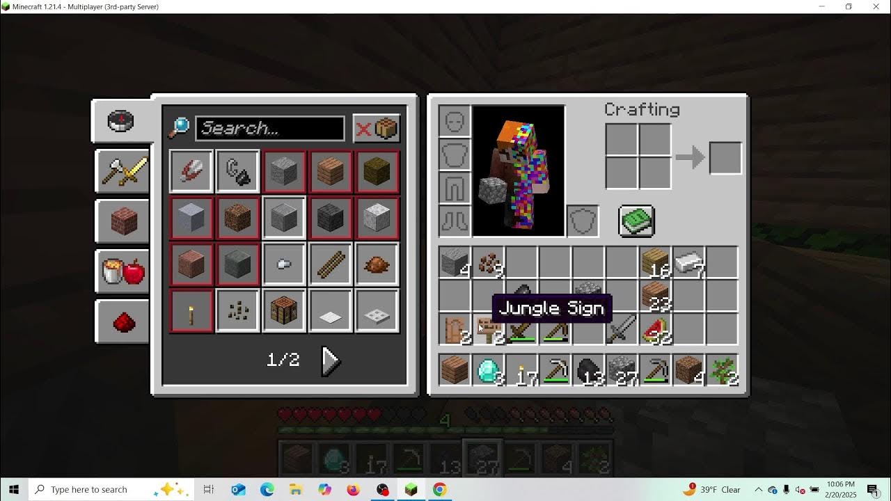 my minecraft server join!! ip is ''taquavion44-join.aternos.me - YouTube