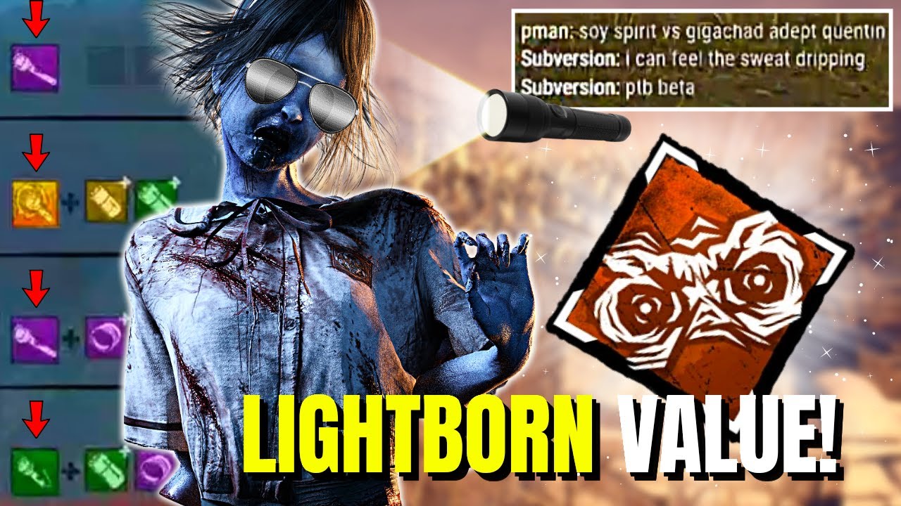 Dead By Daylight-Lightborn Spirit VS. 4 Flashlights! | Lightborn Left Them Confused & Mad (PTB ...
