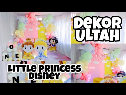 Dekorasi Ulang Tahun Tema Little Princess Disney - Dekor Ultah Princess ...