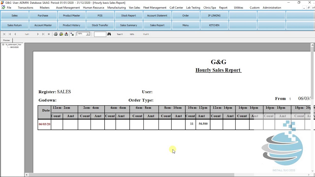 Hourly Sales Reports - YouTube