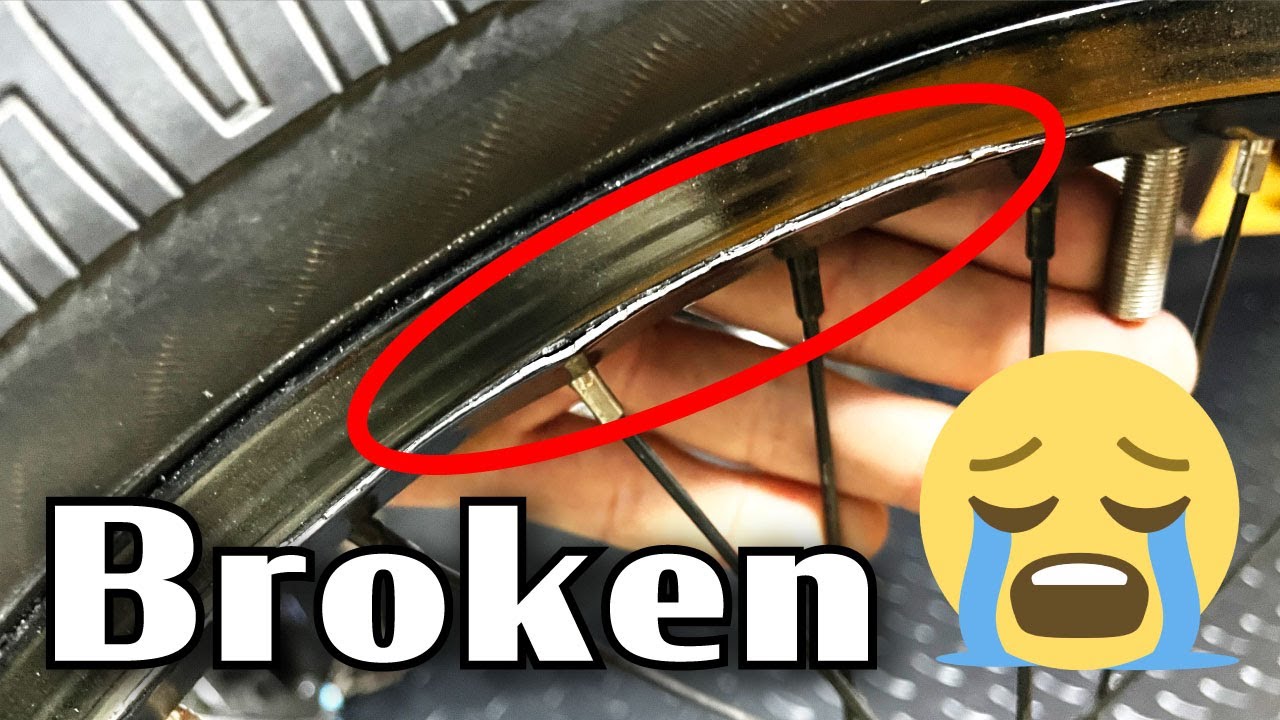 【BMX Vlog】リムがバキバキに... / The rim is broken.【practice / maintenance ...