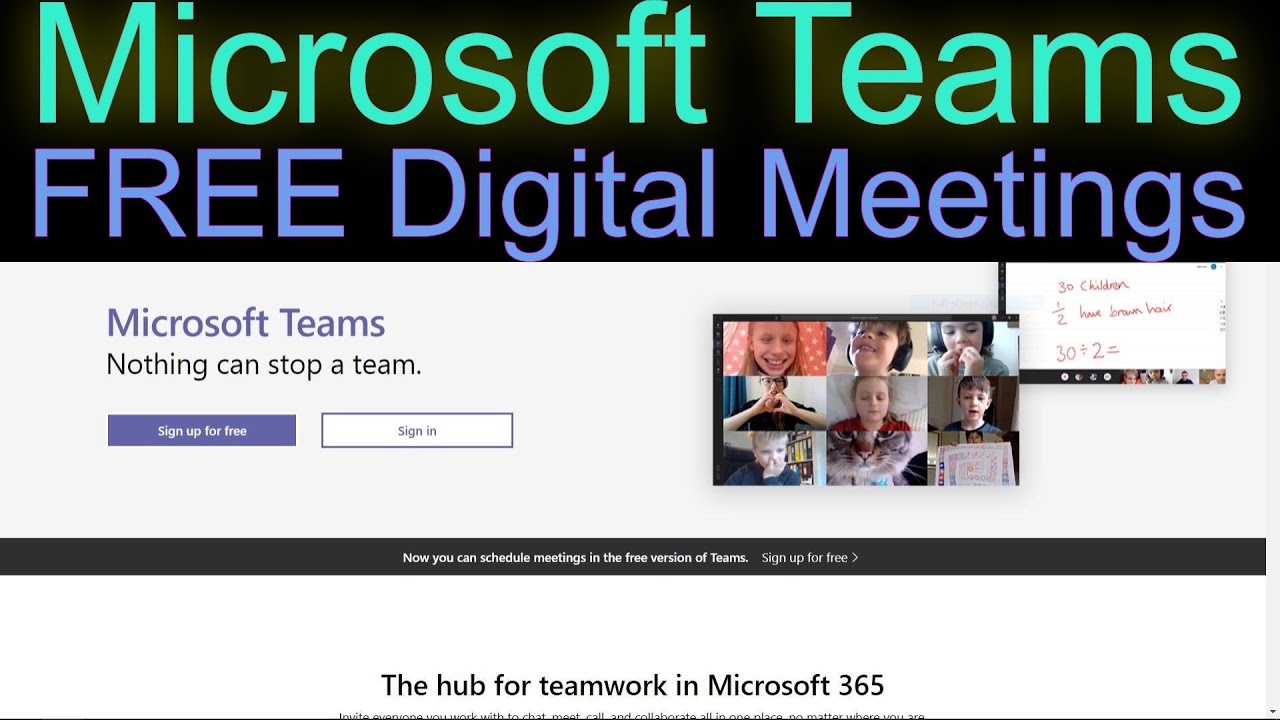 Microsoft Teams Overview (2020) FREE Video Meetings - Software ...