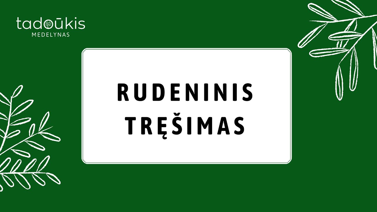 Rudeninis tręšimas - YouTube