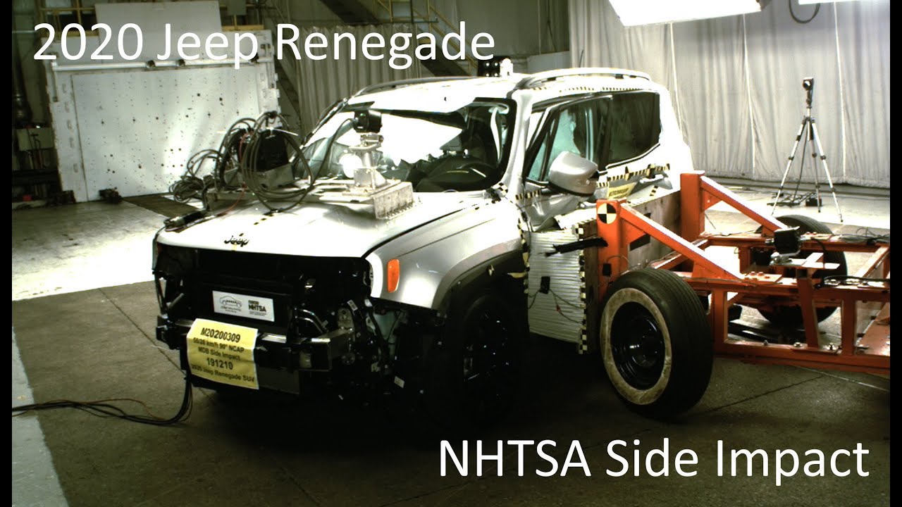 2020-2021 Jeep Renegade NHTSA Side Impact - YouTube