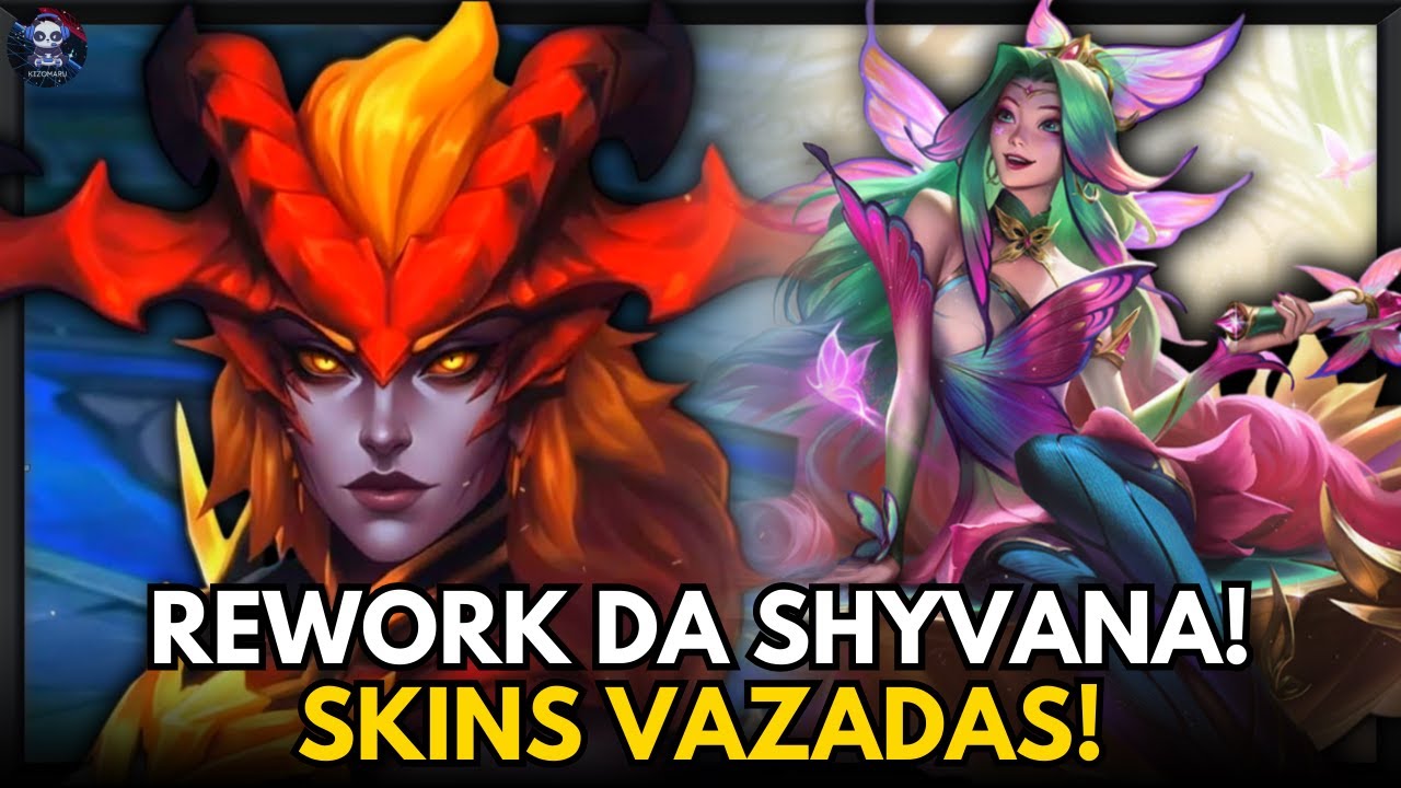 NOVAS IMAGENS DO REWORK DA SHYVANA! + VAZAMENTOS DE SKINS! - YouTube