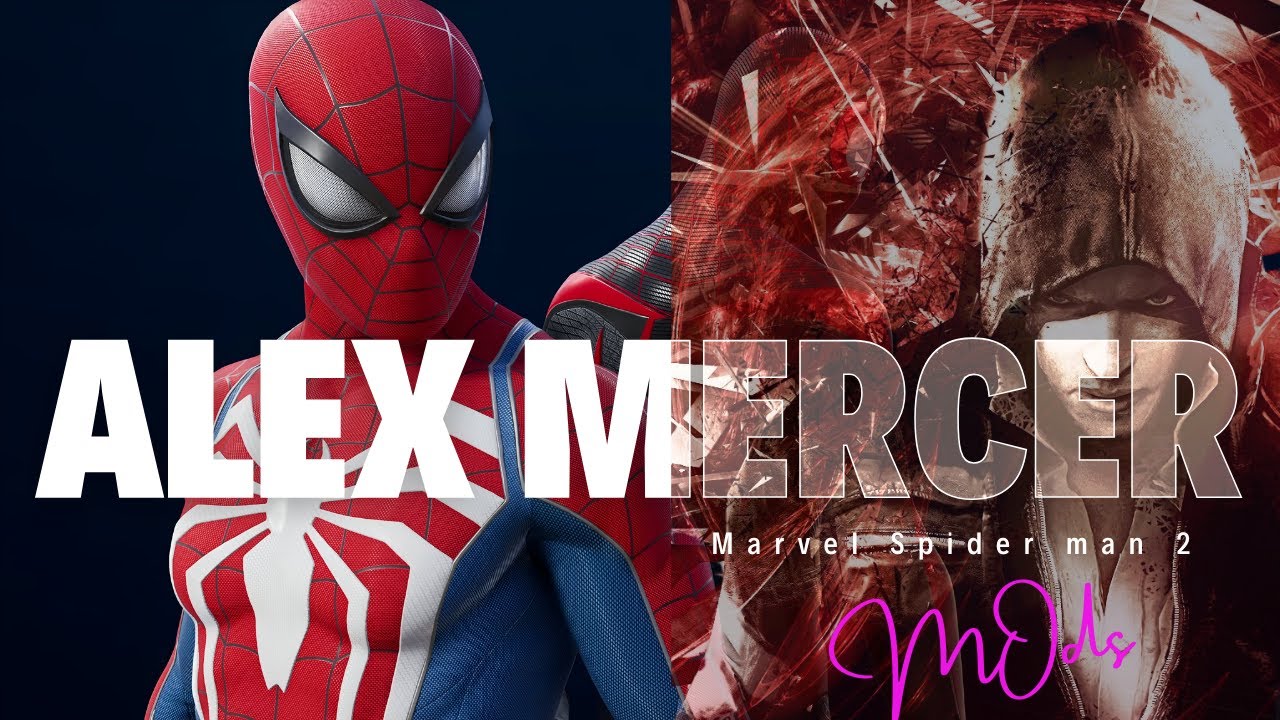 Alex mercer mod in Marvel Spider Man 2 - PC - YouTube