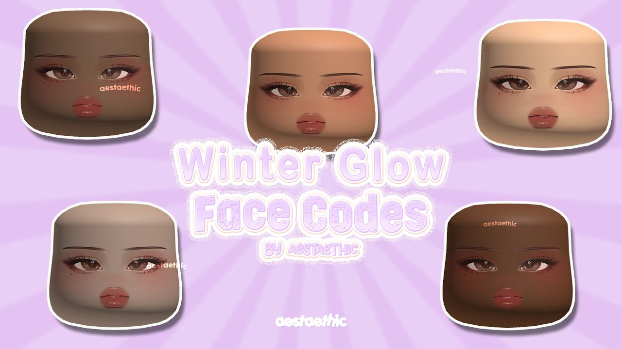 Berry Avenue Skin Tone Face Codes (Winter Glow Cheeks Head ...
