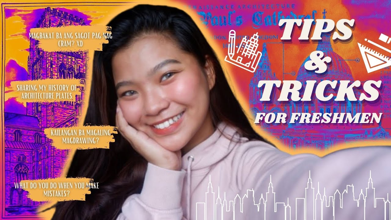 TIPS & TRICKS FOR 1ST YEAR ARCHITECTURE STUDENTS📝 + SHARING MY HISTORY ...