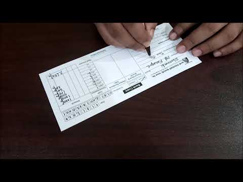 How to write a bank deposit slip of First Security Islami Bank FSIB ...
