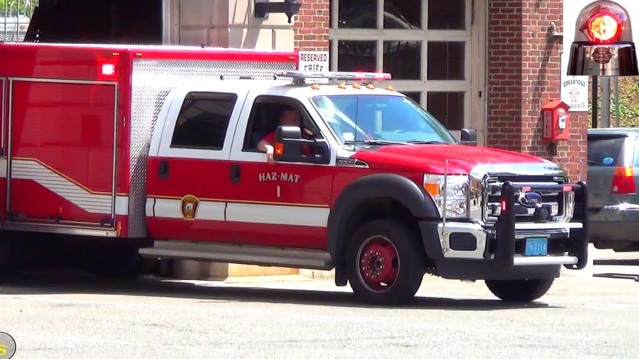 Cambridge Fire Haz-Mat 1, Engine 11, Police Car and Ambulance ...