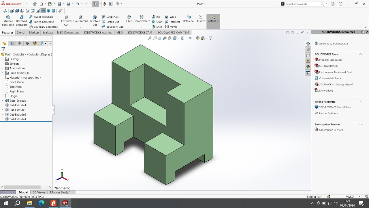 SOLIDWORKS Tutorial JOB 3 dan 4 Bahasa Indonesia (Untuk Pemula) - YouTube