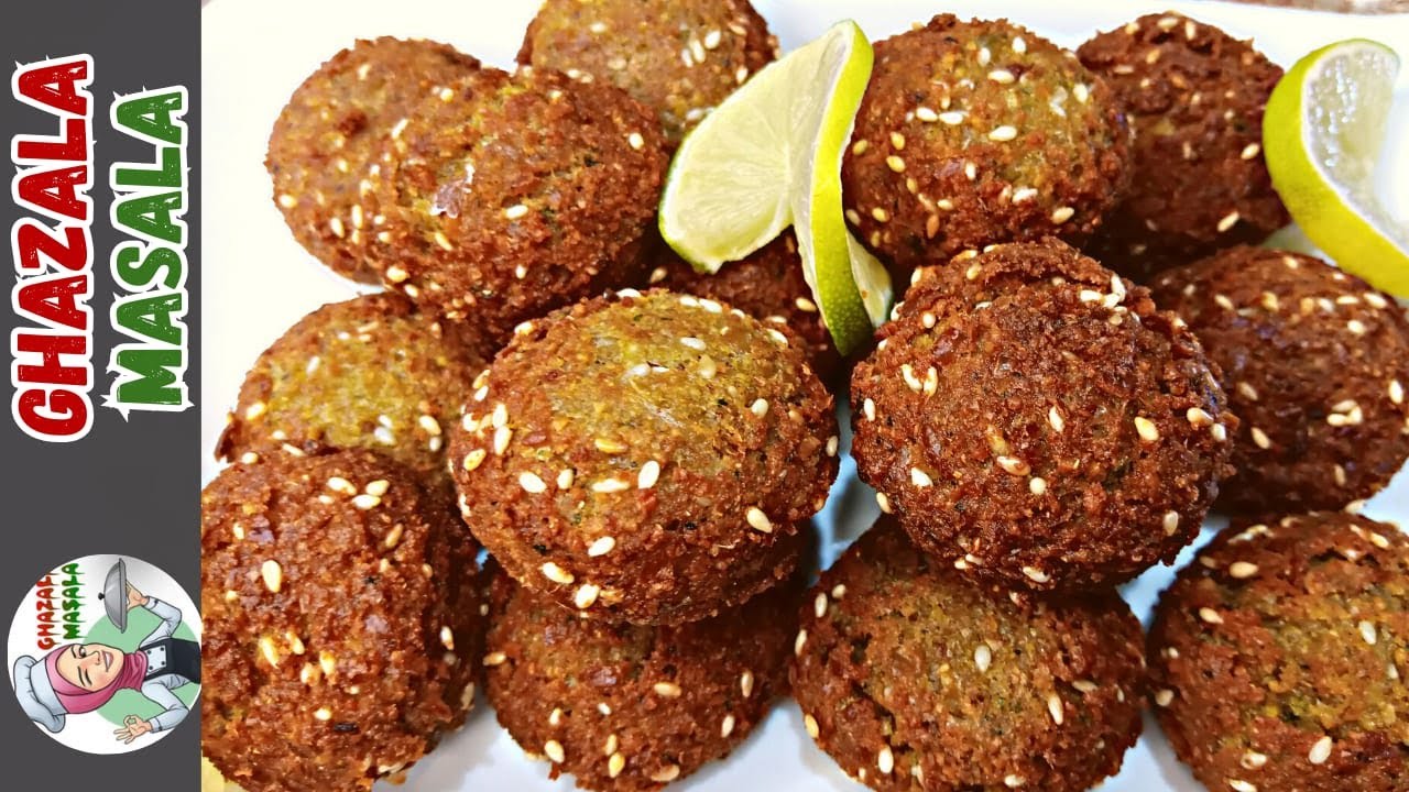 Falafel Recipe | How To Make Falafel Recipe By Ghazala Masala - YouTube