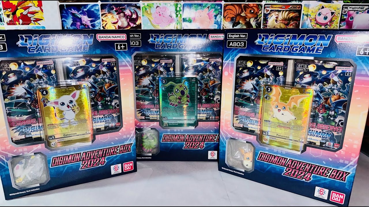 Digimon Card Game Digimon Adventure Box 2024 AB03 TCG Unboxing & Review ...