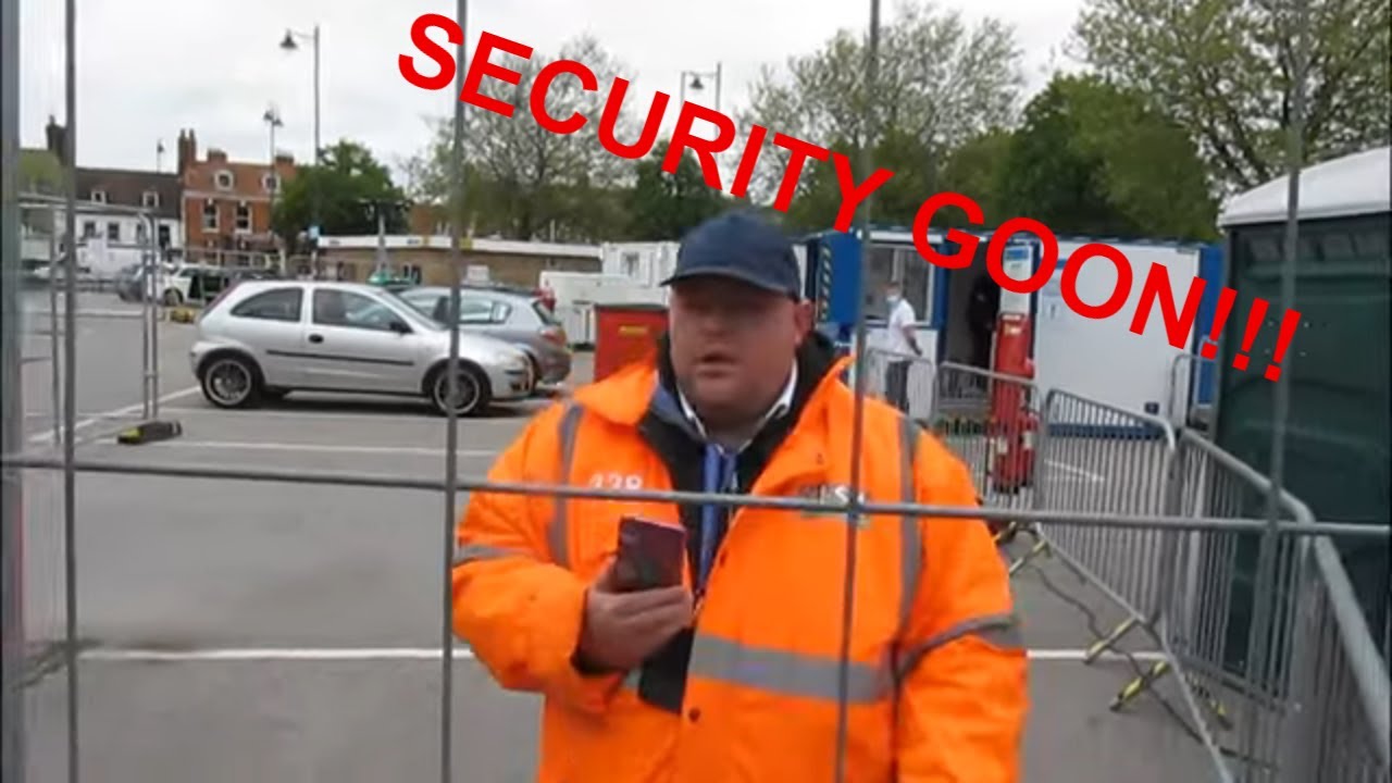 SECURITY GOON WANTS TO BE ON CAMARA AT BOSTON TESTING SITE !!! - YouTube