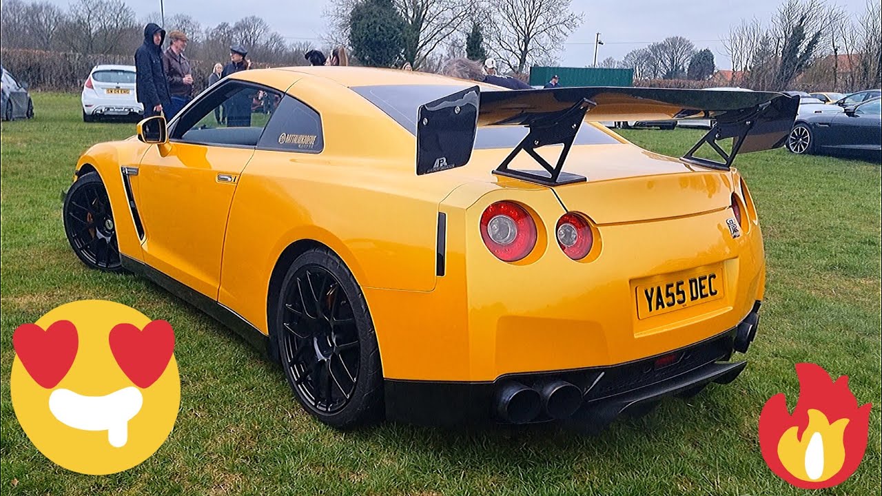 Nissan GT-R POPS & BANGS!!!! FLAME EXHAUST 🔥 - YouTube