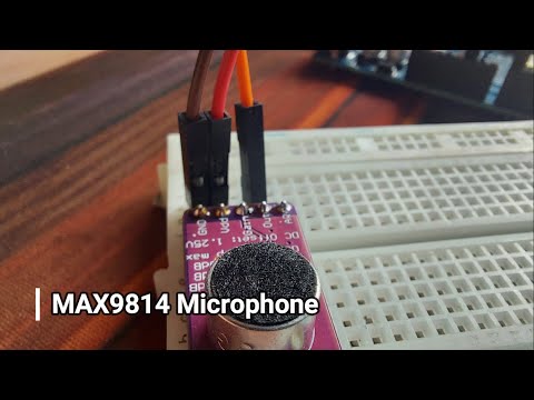 MAX9814 Microphone in Arduino - arduino for beginners - with code