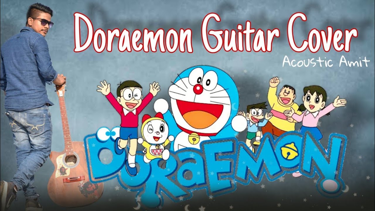 Doraemon Theme Guitar Cover || With lyrics || - YouTube
