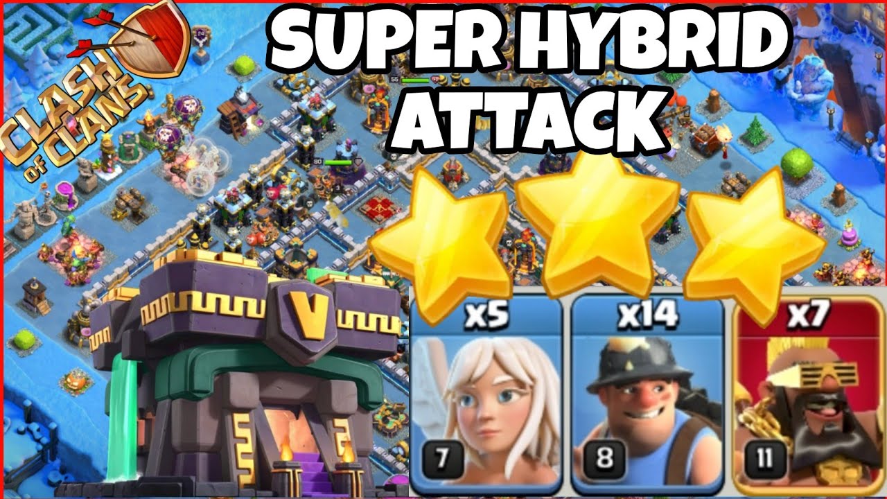 Unbeatable TH14 Attack Strategy with Super Hogriders - YouTube