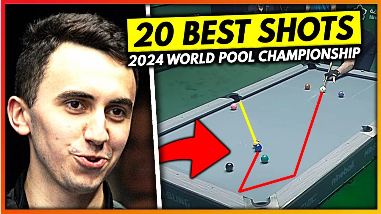 TOP 20 MOST INCREDIBLE SHOTS | 2024 World Pool Championship RECAP ...