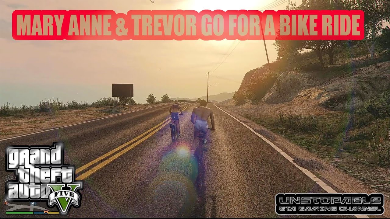 gta 5 Mary Anne & Trevor go for a Relaxing Bike Ride 🚳 - YouTube